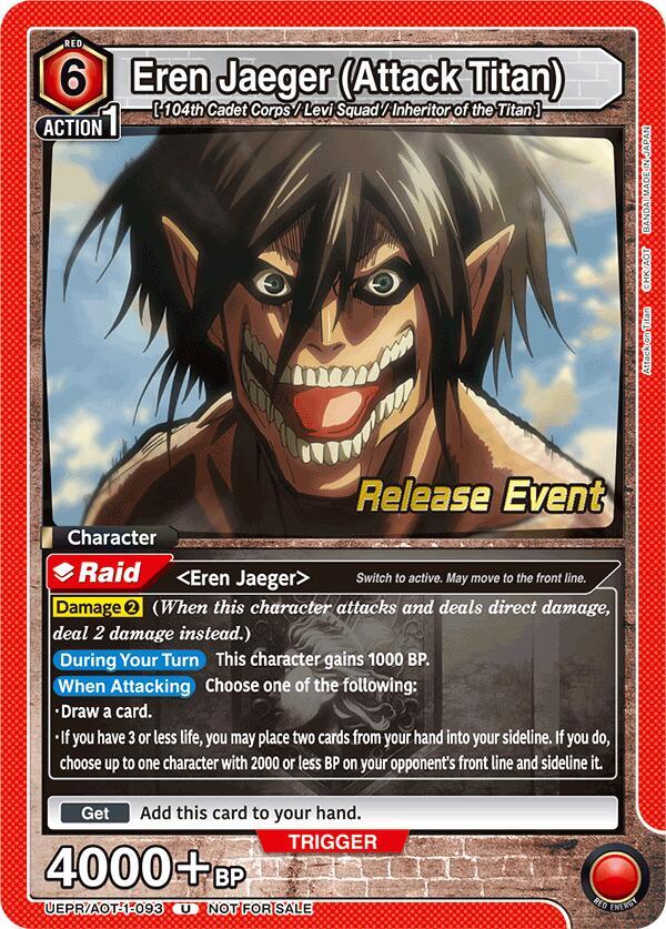 Eren Jaeger (Attack Titan) (093) - UE10BT: Attack on Titan Release ...