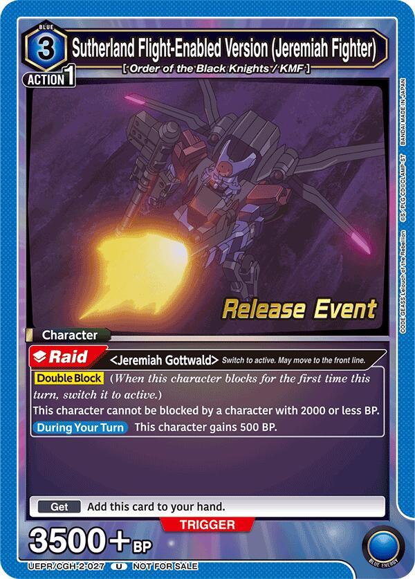 Sutherland Flight-Enabled Version (Jeremiah Fighter) - UEX03BT: CODE ...