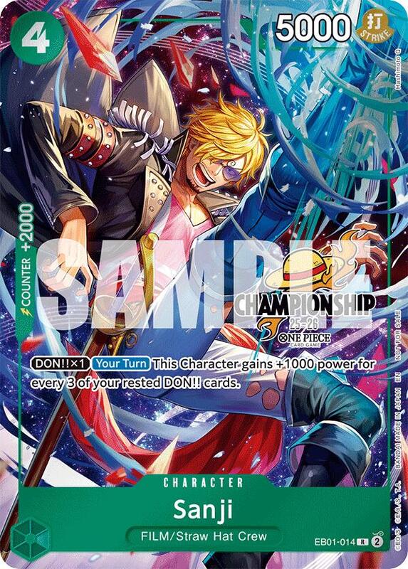 Sanji (CS 25-26 Celebration Pack) - One Piece Promotion Cards - One ...