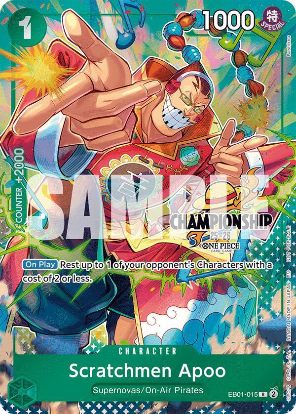 Scratchmen Apoo (CS 25-26 Celebration Pack) - One Piece Promotion Cards ...