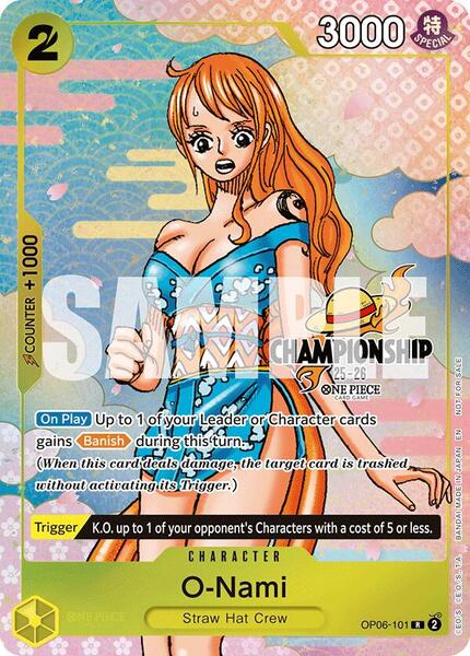 O-Nami (CS 25-26 Event Pack Finalist Ver.) - One Piece Promotion Cards ...