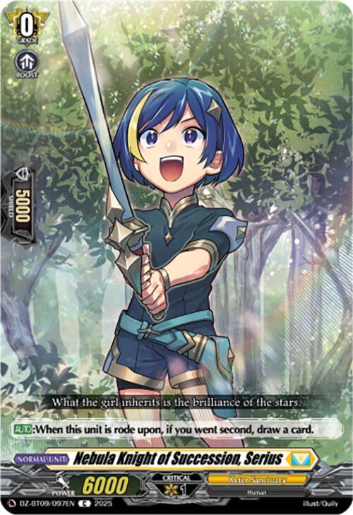 Nebula Knight of Succession, Serius - DZ-BT09: Super Brave Detonation ...