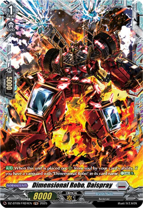Dimensional Robo, Daispray (FR) - DZ-BT09: Super Brave Detonation - Cardfight Vanguard ...