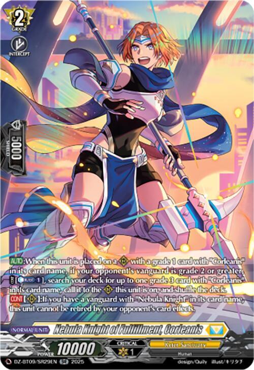 Nebula Knight of Fulfillment, Corleanis (SR) - DZ-BT09: Super Brave ...