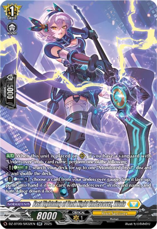 Fast Lightning of Dark Night Undercover, Wiola (SR) - DZ-BT09: Super Brave Detonation ...