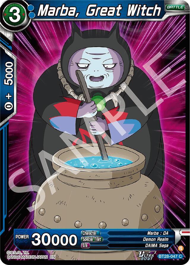 Marba, Great Witch - Prismatic Clash - Dragon Ball Super: Masters ...