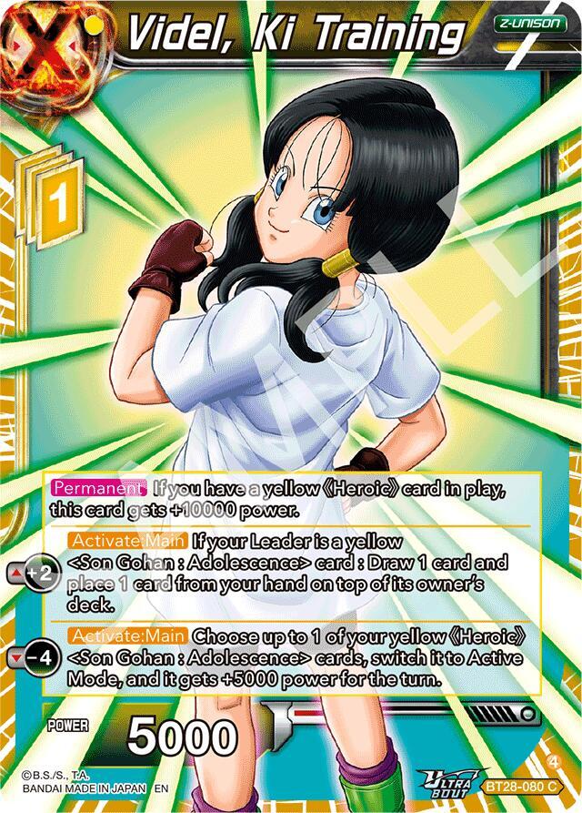 Videl, Ki Training - Prismatic Clash - Dragon Ball Super: Masters ...