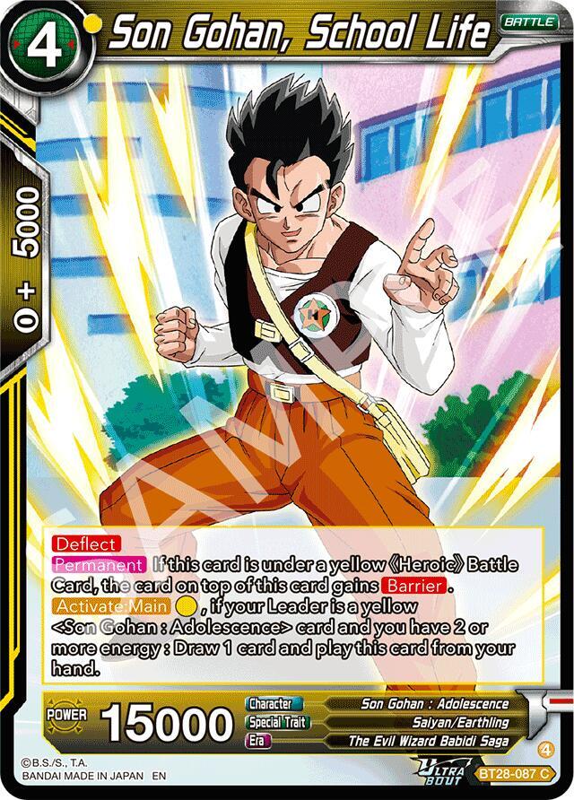 Son Gohan, School Life - Prismatic Clash - Dragon Ball Super: Masters ...