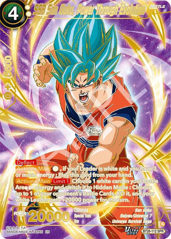 SSB Son Goku, Power Through Evolution (SPR) - Prismatic Clash - Dragon ...