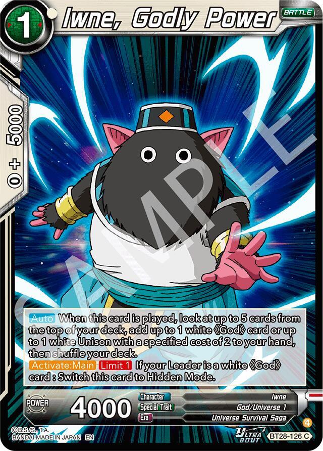 Iwne, Godly Power - Prismatic Clash - Dragon Ball Super: Masters ...