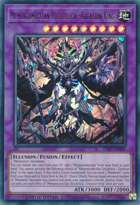 Mementomictlan Tecuhtlica - Creation King - Limited Pack World Championship 2025 - YuGiOh ...