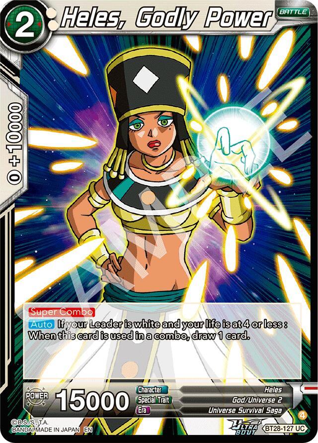 Heles, Godly Power - Prismatic Clash - Dragon Ball Super: Masters ...