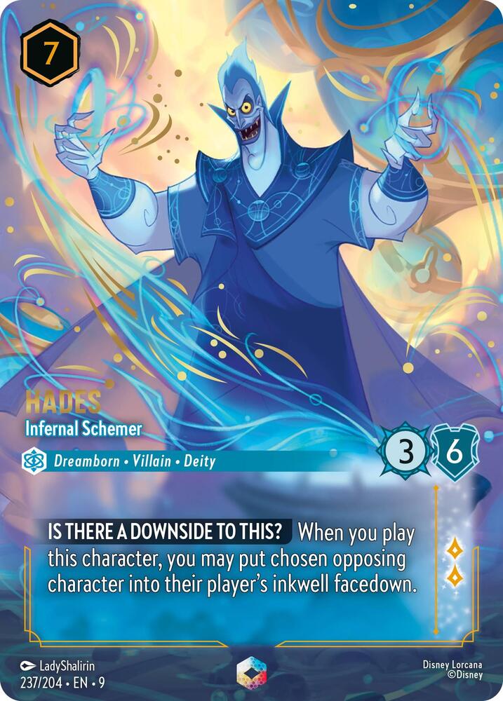 Hades - Infernal Schemer (Enchanted) - Fabled - Disney Lorcana ...