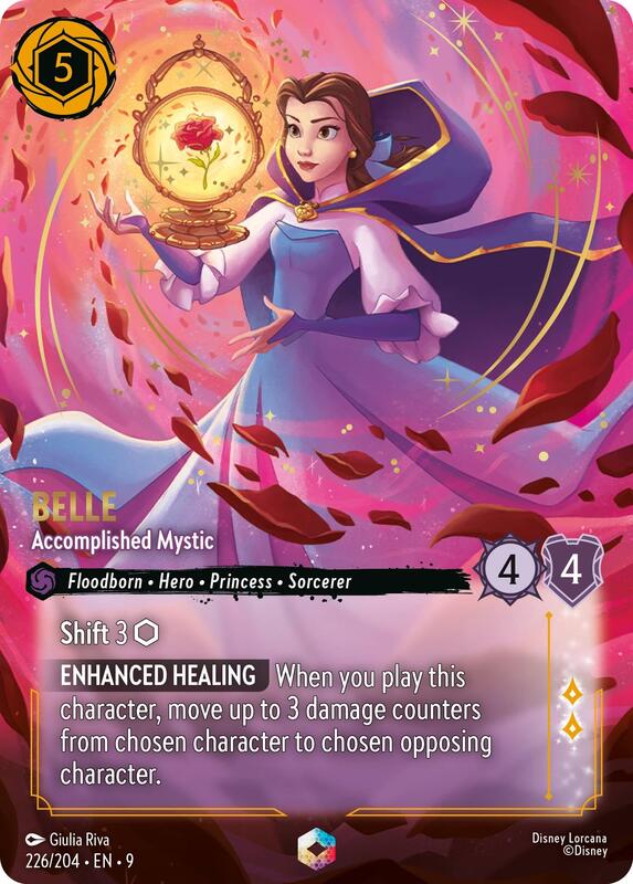 Belle - Accomplished Mystic (Enchanted) - Fabled - Disney Lorcana ...