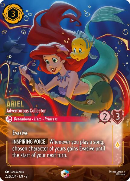 Ariel - Adventurous Collector (Enchanted) - Fabled - Disney Lorcana ...