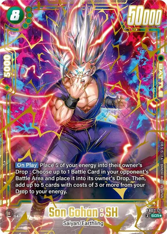 Son Gohan : SH - FB07-121 (Alternate Art) - Wish For Shenron - Dragon Ball Super: Fusion World ...