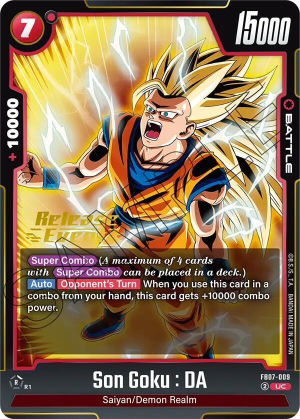 Son Goku : DA - FB07-009 - Wish For Shenron Release Event Cards - Dragon Ball Super: Fusion ...