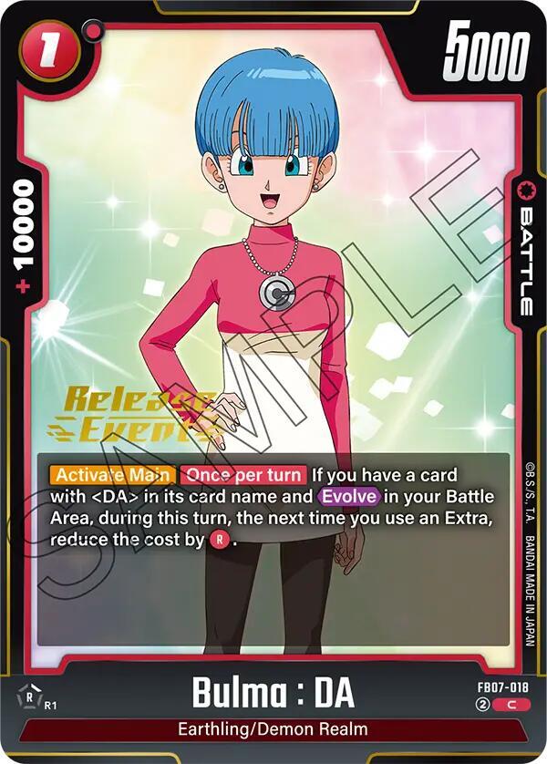 Bulma : DA - Wish For Shenron Release Event Cards - Dragon Ball Super ...
