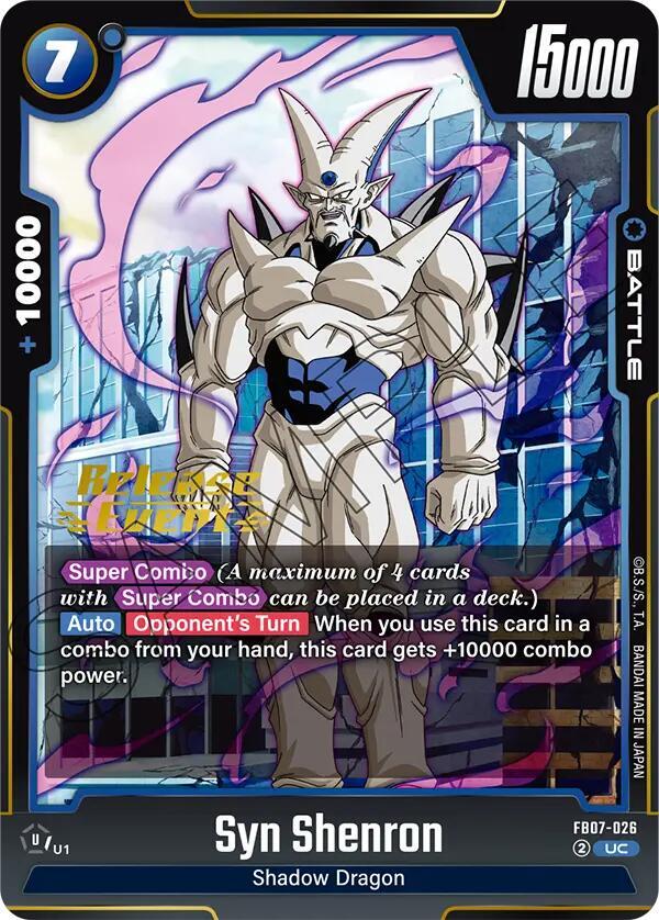 Syn Shenron - FB07-026 - Wish For Shenron Release Event Cards - Dragon ...