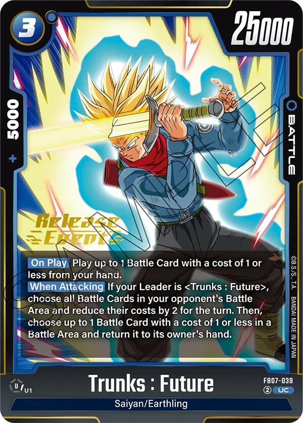 Trunks : Future - Wish For Shenron Release Event Cards - Dragon Ball ...