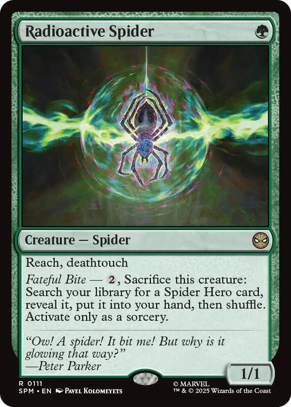 Radioactive Spider - Marvel's Spider-Man - Magic: The Gathering ...