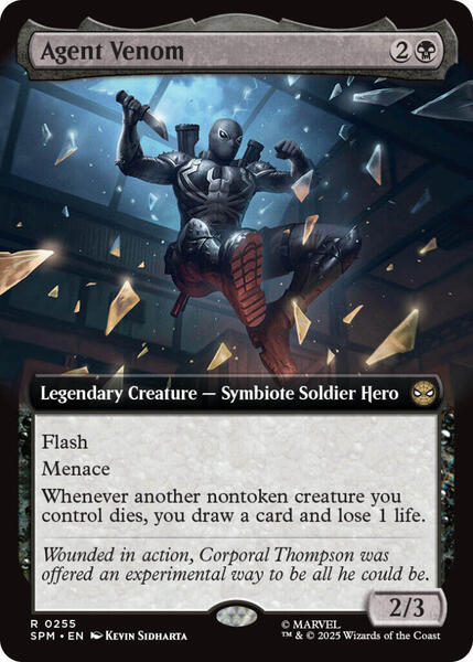 Agent Venom (Extended Art) - Marvel's Spider-Man - Magic: The Gathering ...