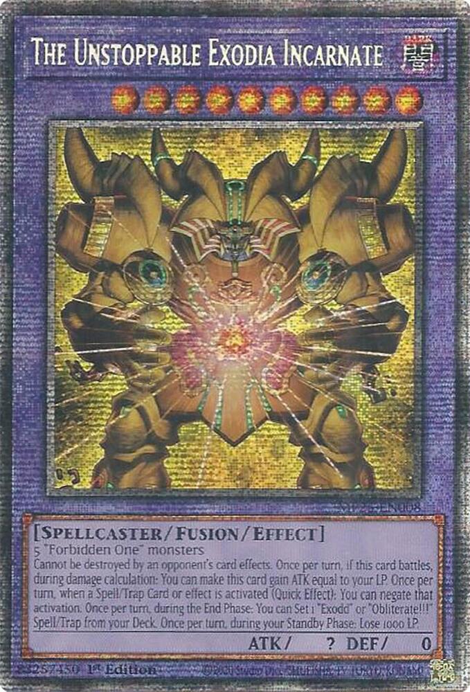 The Unstoppable Exodia Incarnate - 2025 Mega-Pack - YuGiOh - TCGplayer.com