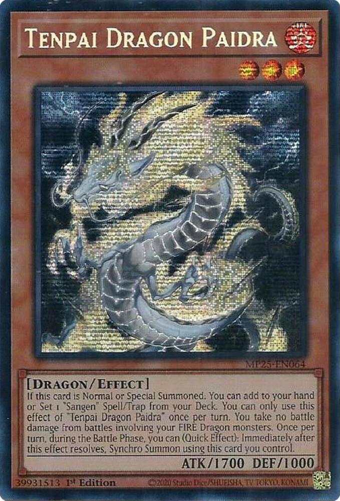 Tenpai Dragon Paidra - 2025 Mega-Pack - YuGiOh - TCGplayer.com