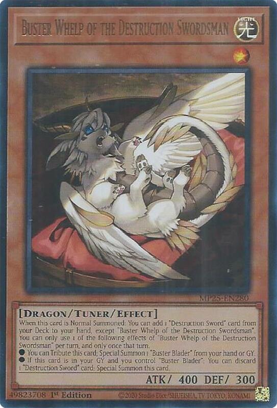 Buster Whelp of the Destruction Swordsman - 2025 Mega-Pack - YuGiOh ...