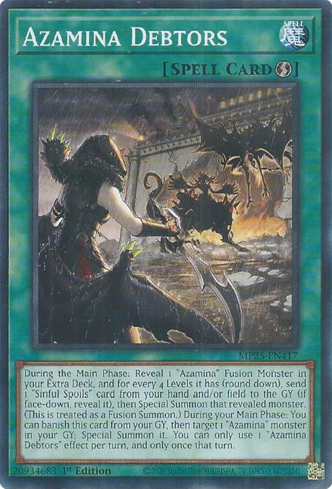 Azamina Debtors - 2025 Mega-Pack - YuGiOh - TCGplayer.com
