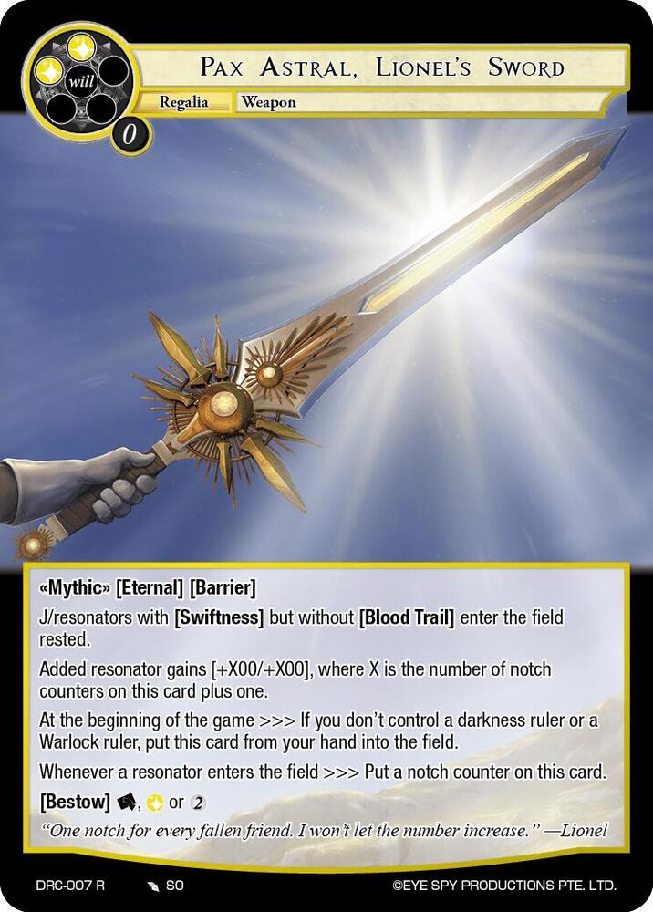 Pax Astral, Lionel's Sword - Descent into the Raven's Catacombs - Force ...