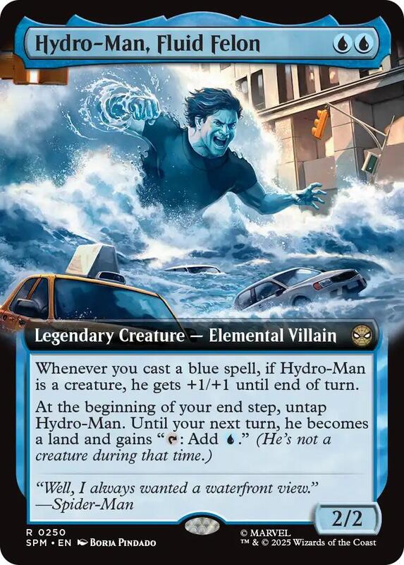Hydro-Man, Fluid Felon (Extended Art) - Marvel's Spider-Man - Magic ...