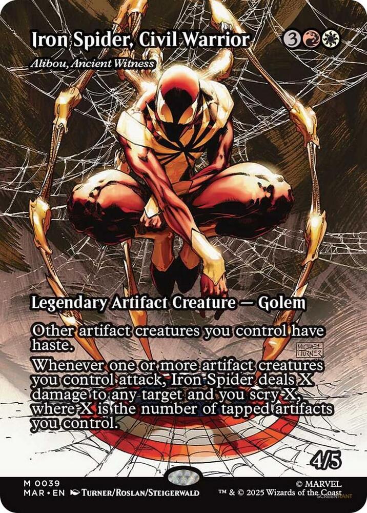 Iron Spider, Civil Warrior - Alibou, Ancient Witness (Borderless ...