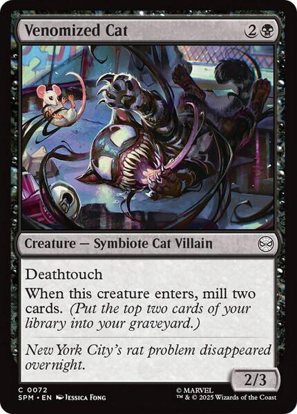Venomized Cat - Marvel's Spider-Man - Magic: The Gathering - TCGplayer.com