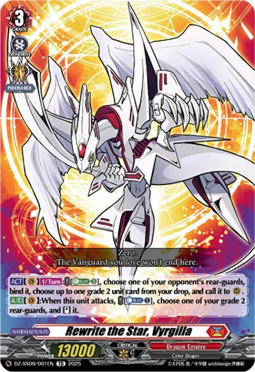 Rewrite the Star, Vyrgilla - DZ-SS09: Zero Tendo Start Deck - Cardfight Vanguard - TCGplayer.com