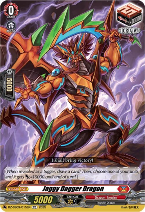 Jaggy Dagger Dragon - DZ-SS09: Zero Tendo Start Deck - Cardfight Vanguard - TCGplayer.com