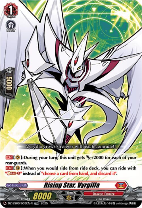 Rising Star, Vyrgilla (TDR) - DZ-SS09: Zero Tendo Start Deck ...