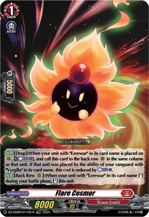Flare Cosmor (TDR) - DZ-SS09: Zero Tendo Start Deck - Cardfight ...