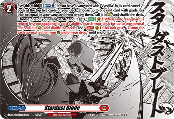 Stardust Blade (TDR) - DZ-SS09: Zero Tendo Start Deck - Cardfight Vanguard - TCGplayer.com