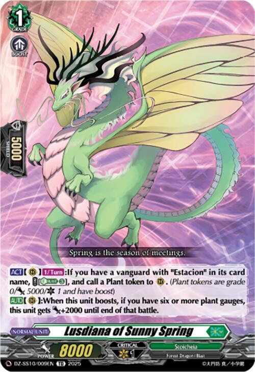 Lusdiana of Sunny Spring - DZ-SS10: Shiki Otei Start Deck - Cardfight Vanguard - TCGplayer.com