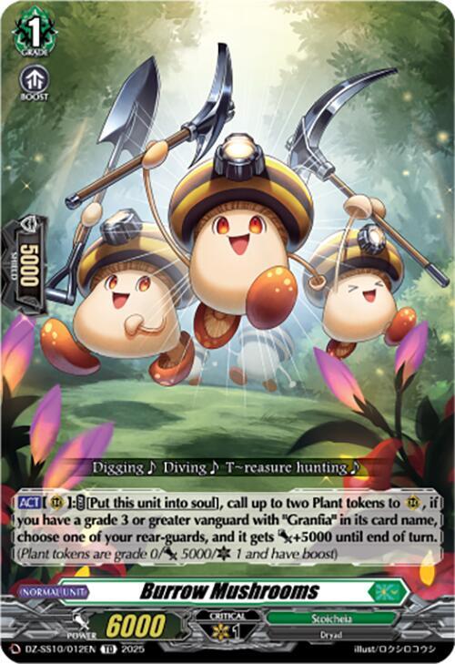 Burrow Mushrooms - DZ-SS10: Shiki Otei Start Deck - Cardfight Vanguard - TCGplayer.com