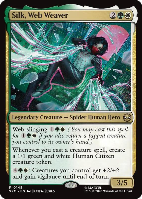Silk, Web Weaver - Marvel's Spider-Man - Magic: The Gathering ...