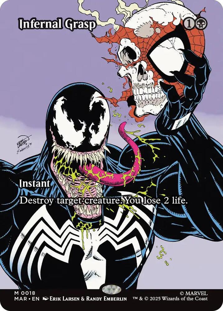 Infernal Grasp (Borderless) - Marvel Universe Eternal-Legal - Magic ...