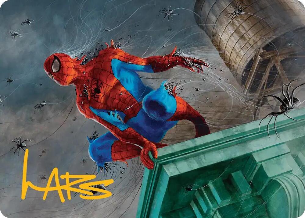 Spiders-Man, Heroic Horde Art Card (Gold-Stamped Signature) - Art ...