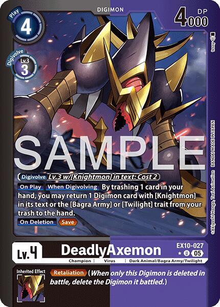 DeadlyAxemon (Limited Foil) - Sinister Order - Digimon Card Game - TCGplayer.com