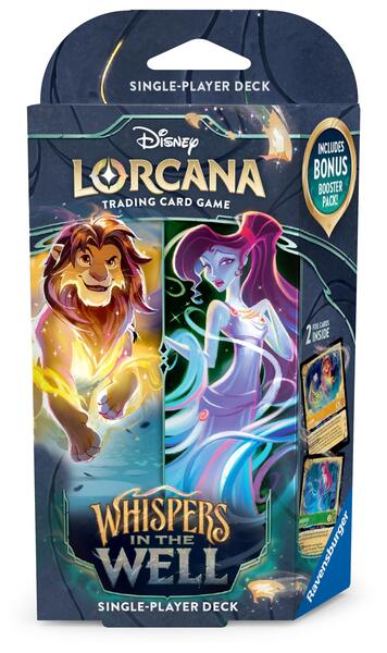 Disney Lorcana: Whispers in the Well Starter Deck (Amber & Emerald) - Whispers in the Well ...