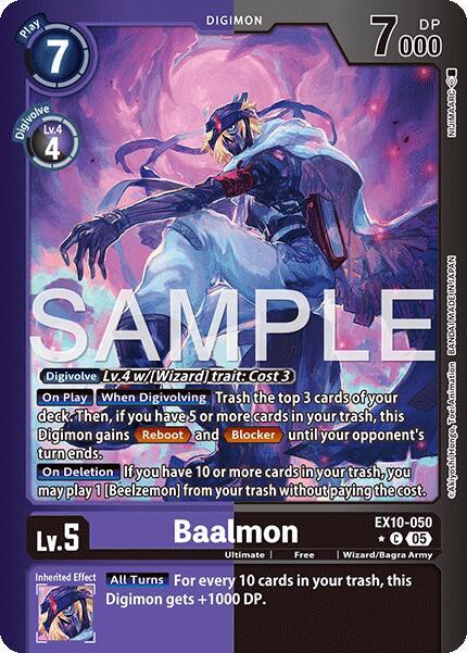 Baalmon (Limited Foil) - Sinister Order - Digimon Card Game - TCGplayer.com