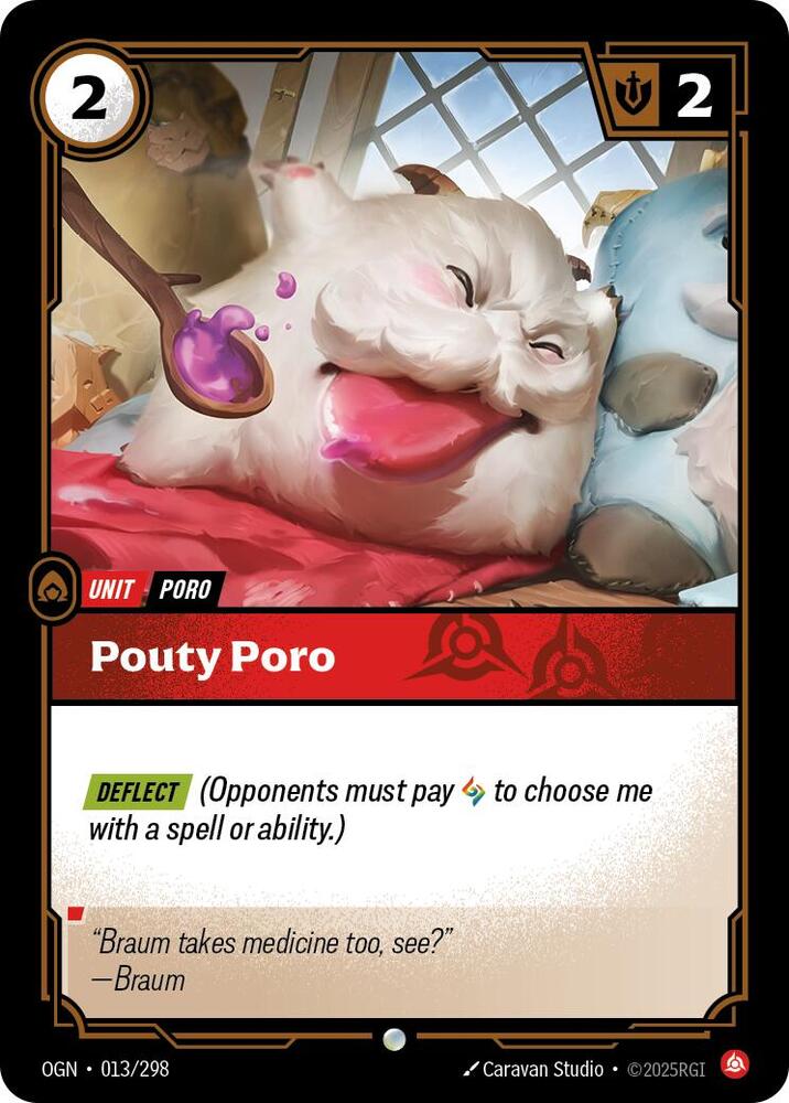 Pouty Poro - Origins - Riftbound: League of Legends Trading Card Game ...
