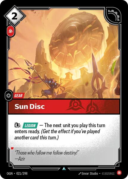 Sun Disc - Origins - Riftbound: League of Legends Trading Card Game ...