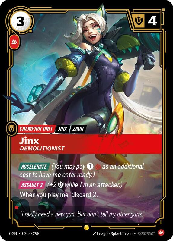 Jinx - Demolitionist (Alternate Art) - Origins - Riftbound: League of ...